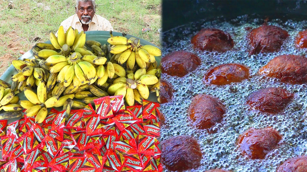 BOOST FRIED RECIPE | Dad's Making 5 Rupee Boost Recipe Using 200 ...