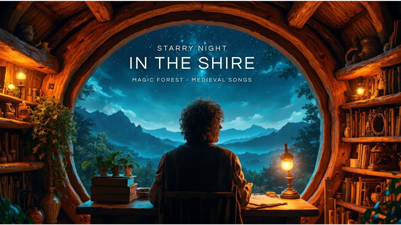 Starry Night in the Shire | Medieval Fantasy Music for Focus and ...