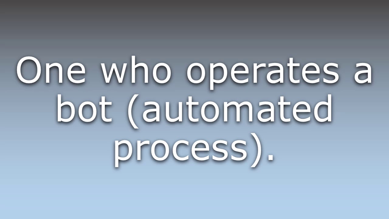 What does Botter mean? - YouTube