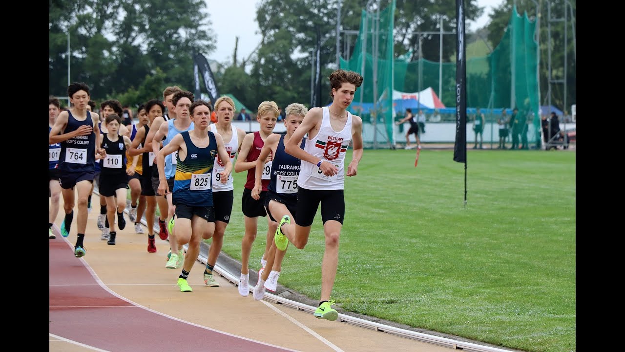 NZSSAA TF 2022 Junior Boys 3000m Final - YouTube