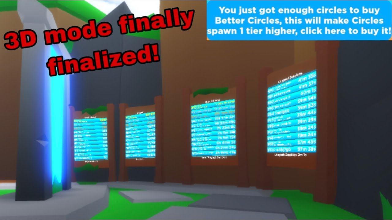 3D Mode Finally Finalized! (Merging Legends) - YouTube