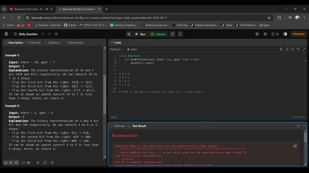 Learn Python by doing LeetCode | day 9 - YouTube