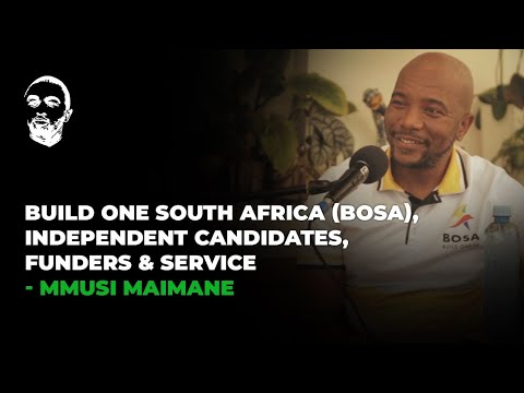 DOPE CONVERSATIONS: Mmusi Maimane: Build One South Africa (BOSA ...