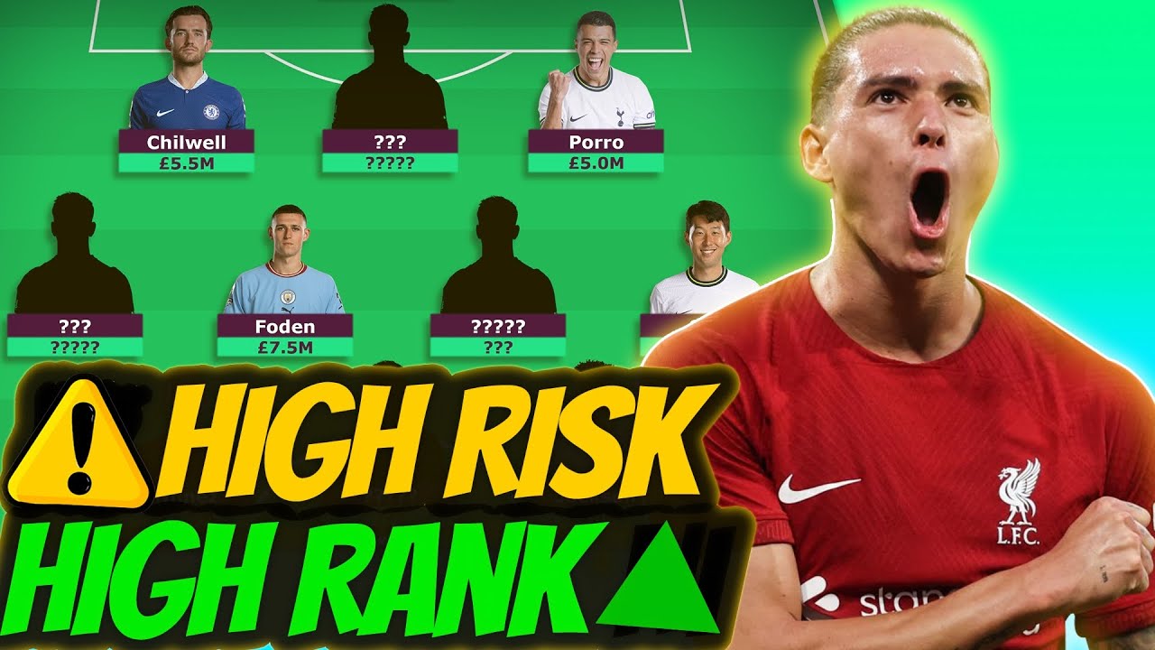FPL HIGH RISK - HIGH RANK TEAM! | FPL GW1 differential Punts Fantasy ...