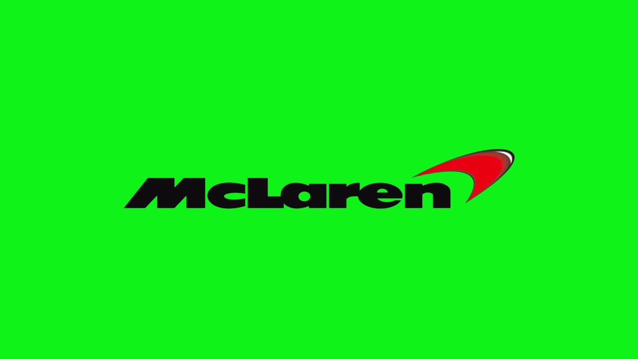 MacLaren Automotive Modern Logo Animation on Green Screen Footage Free ...