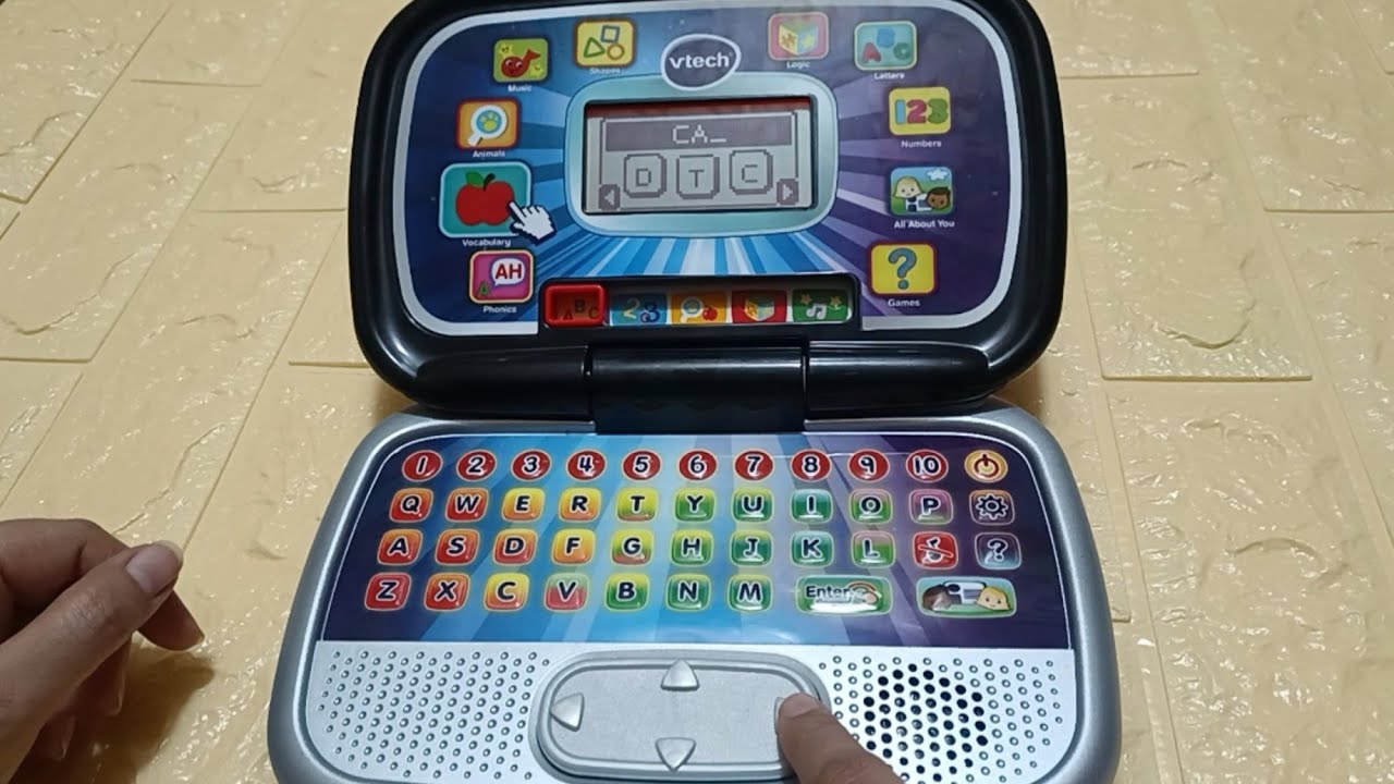 Find the Missing Letters Abcd 🔠 | Vtech Play Smart Preschool Laptop ...