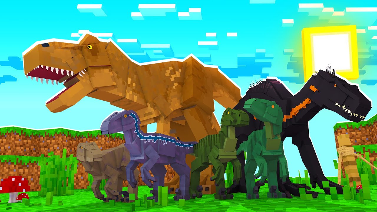 Novos Dinossauros IncrÍveis No Minecraft Fallen Kingdom Youtube
