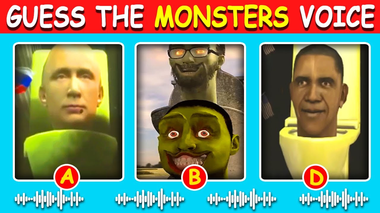 Guess Monsters by The Voice №23 | Skibidi Toilet Characters - YouTube