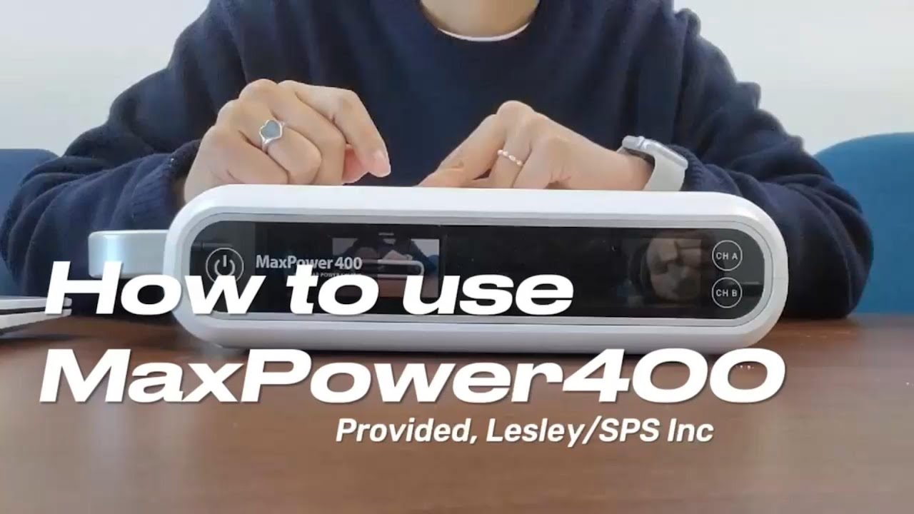 How to use MaxPower400 - YouTube