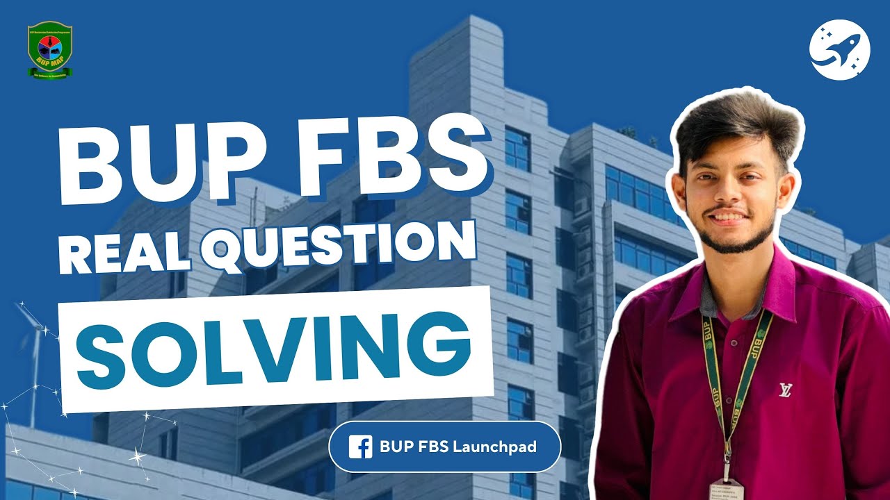 BUP FBS Math । BUP Question Solving। BUP FBS Preparation । 1 #bupfbs # ...