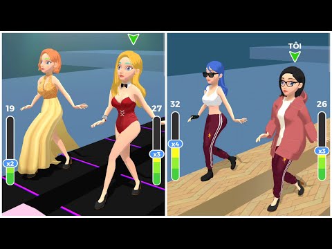 FASSHION MODEL WALK FUNNY GAME #7 | FASHION 3D GAME CATWALK ON ANDROID/IOS