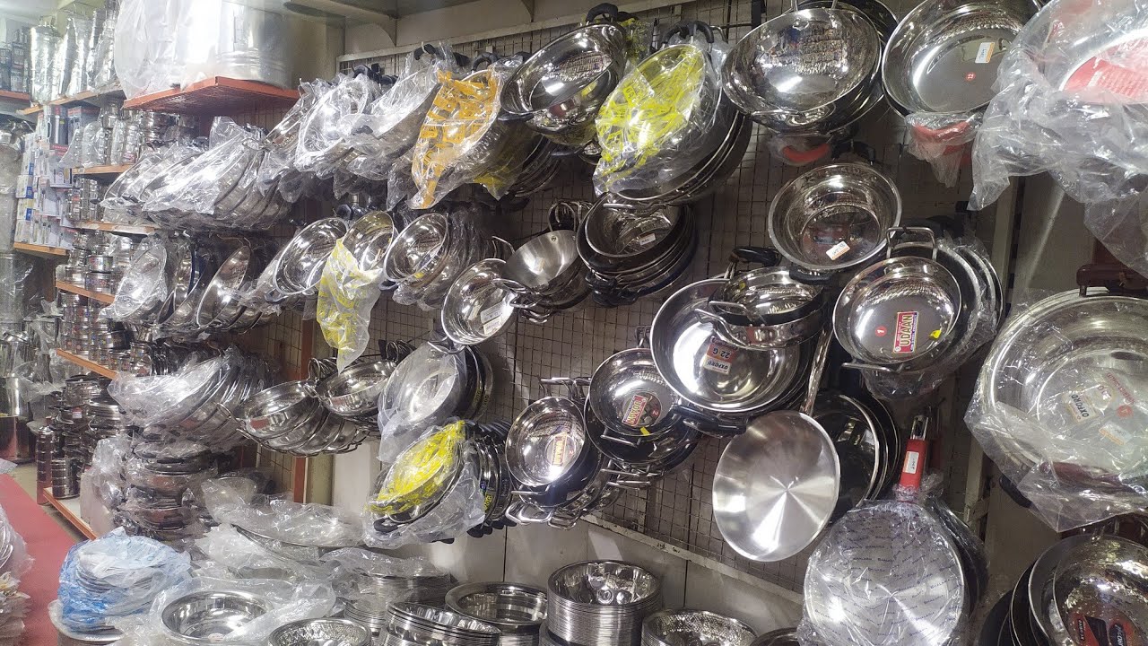 Stainless Steel Kadai | Storage Organizers | Kitchen Need Collections ...