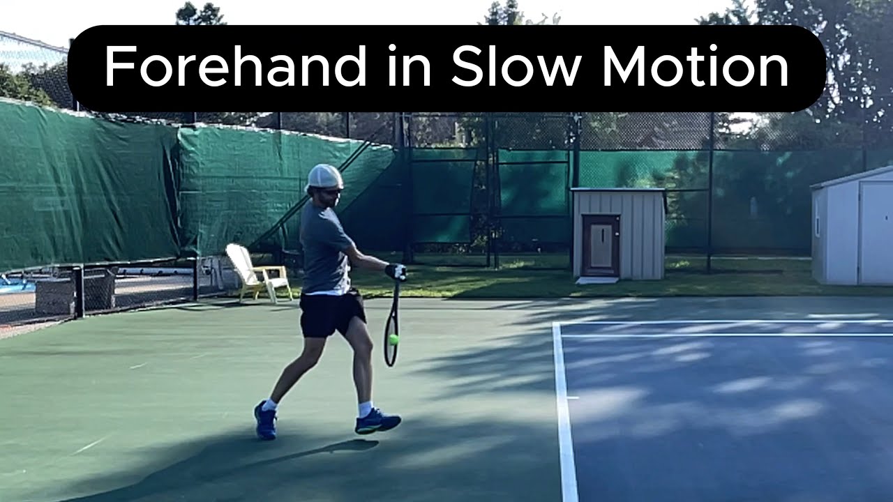 Forehand in Slow Motion (on-the-run) - YouTube
