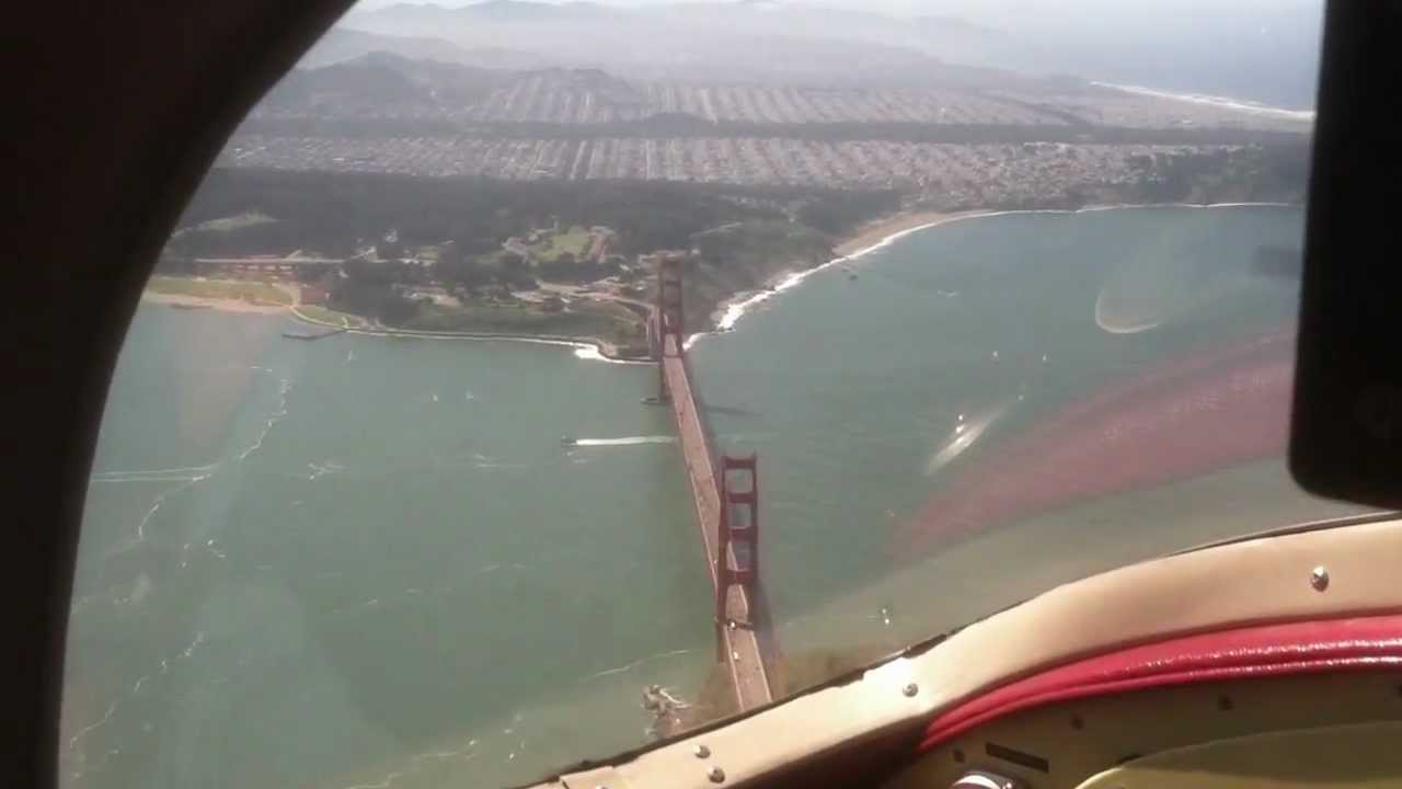 Spartan Executive flight over Golden Gate Bridge - YouTube
