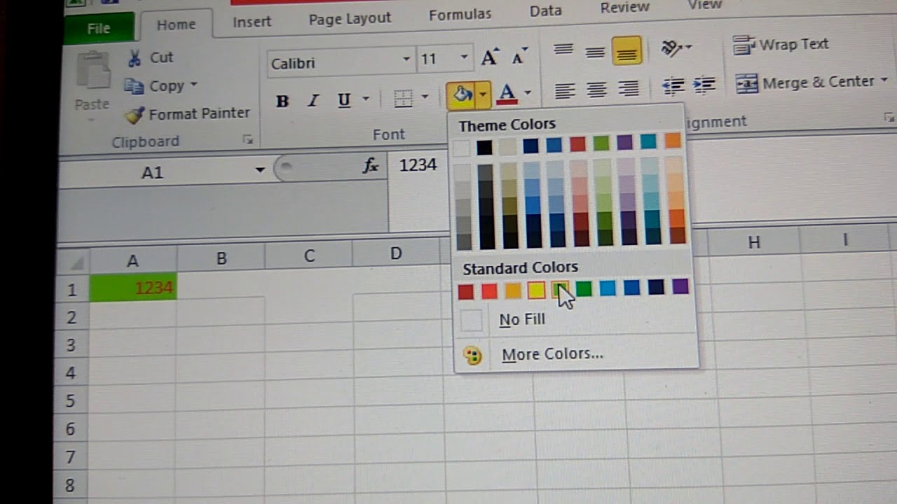 How To Format A Microsoft Excel Spreadsheet - Youtube