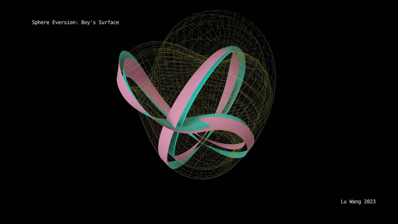 Sphere Eversion: Boy's Surface - YouTube