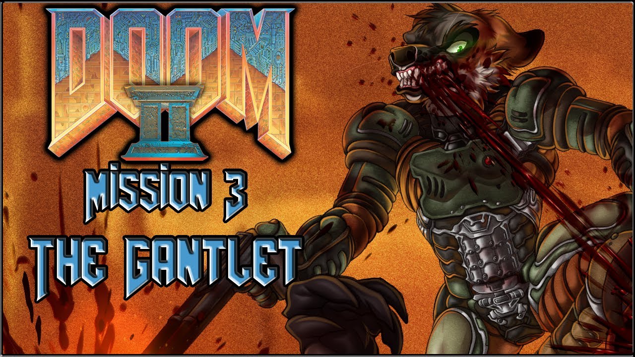 DOOM II Map 3: The Gantlet - YouTube