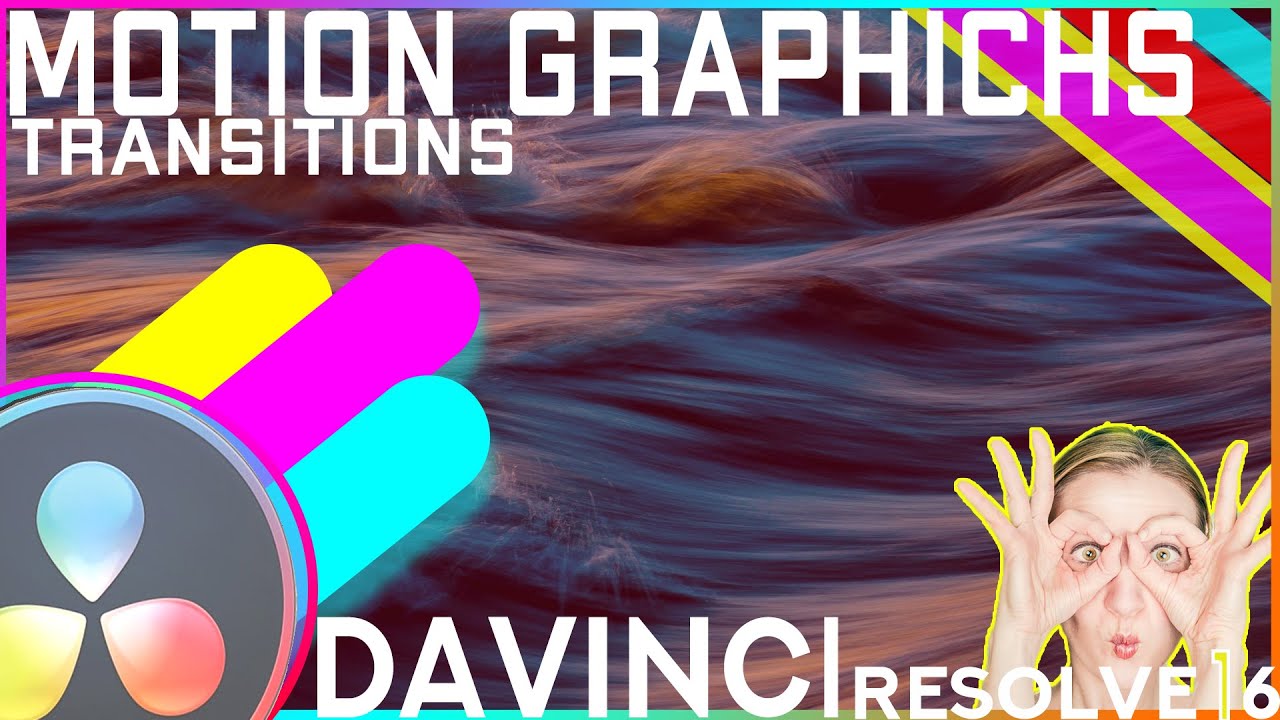 How to Make Motion Graphics Transitions In Davinci Resolve 16 - YouTube
