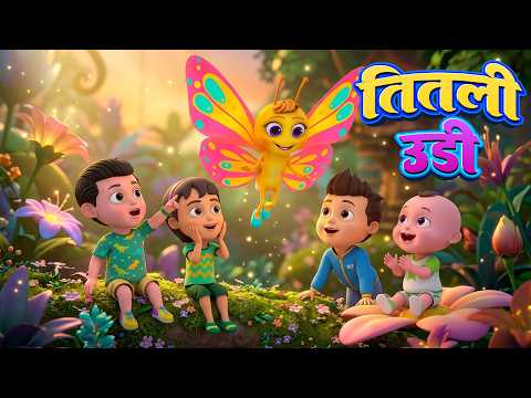 Titli Udi Ud Na Saki | तितली उड़ी | Best Cartoon For Kids | Mast Maula Kids