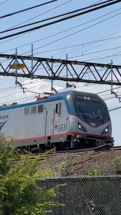 Vermonter 56 passes over East Main Street with a double header (6/13/2024) #shorts #fyp - YouTube