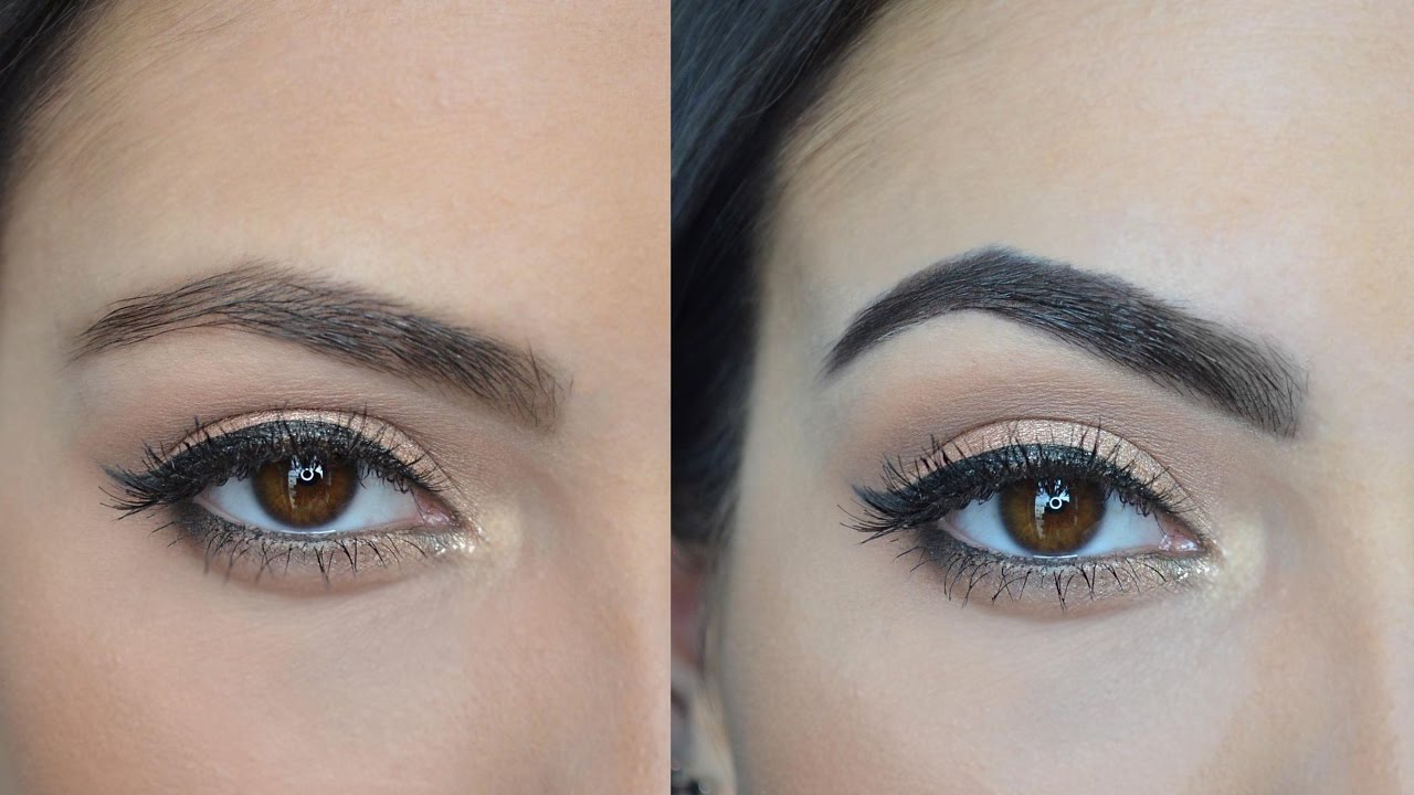 Ceja natural vs. Ceja tipo INSTAGRAM | Anna Sarelly - YouTube