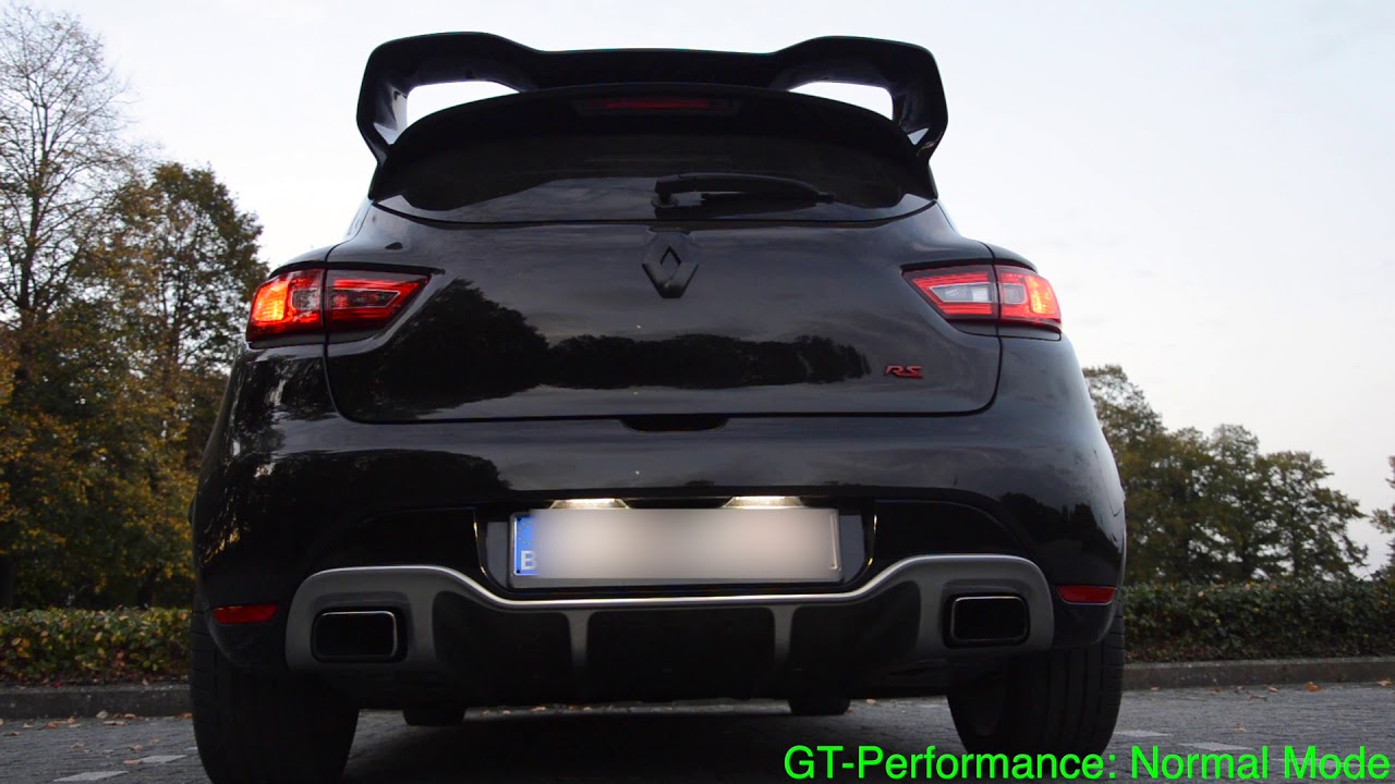 Clio 4 RS GT-Performance Exhaust - YouTube