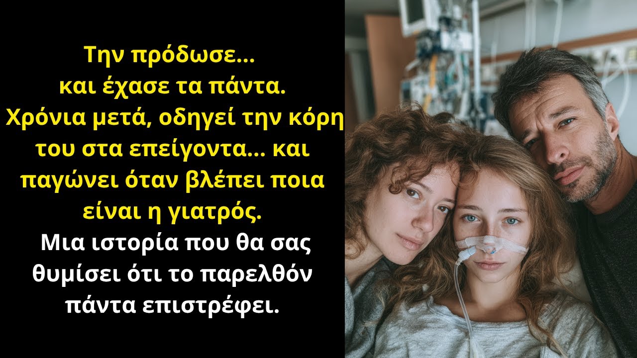 ΤΗΝ ΠΡΟΔΩΣΕ... ΧΡΟΝΙΑ ΜΕΤΑ ΠΑΓΩΣΕ ΟΤΑΝ ΕΙΔΕ ΠΟΙΑ ΗΤΑΝ Η ΓΙΑΤΡΟΣ ΤΗΣ ...