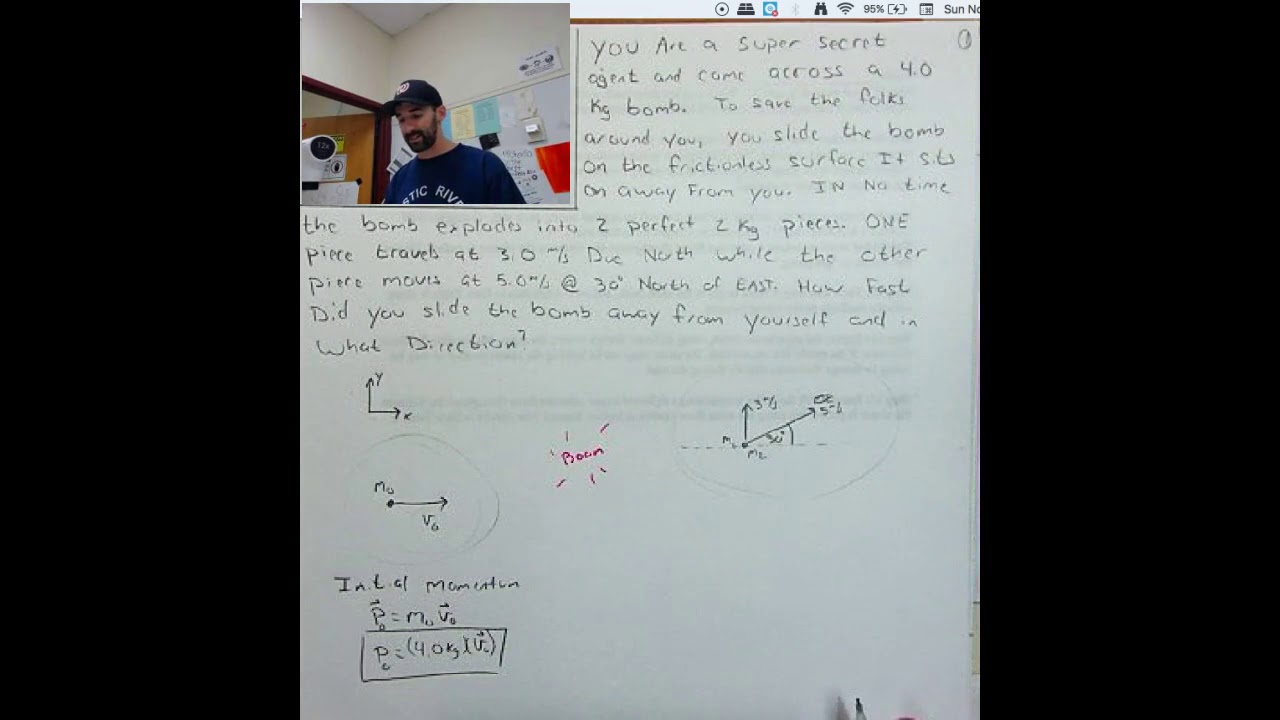 Overview of Conservation of Momentum and Explosion example - YouTube