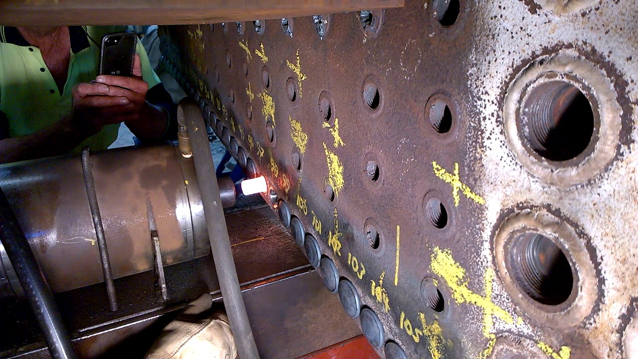 Rx 224 Boiler Foundation Ring Hot Hydraulic Riveting 1 - YouTube