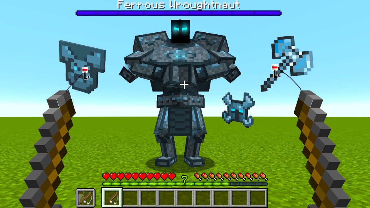 How get ALL Armor ICE Ferrous Wroughtnaut without killing him? | Mowzie ...