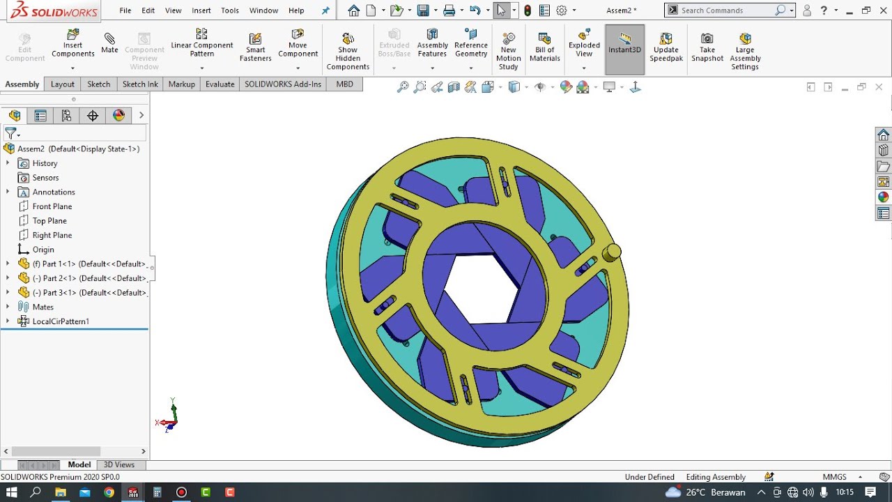 solidworks tutorial Mechanical Design - YouTube