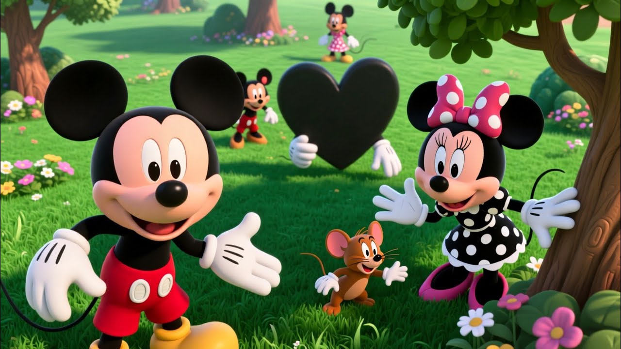 🎮🐭 Mickey Mouse & Miss Mickey Mouse Play With Tom & Jerry! 😂🐱 - YouTube