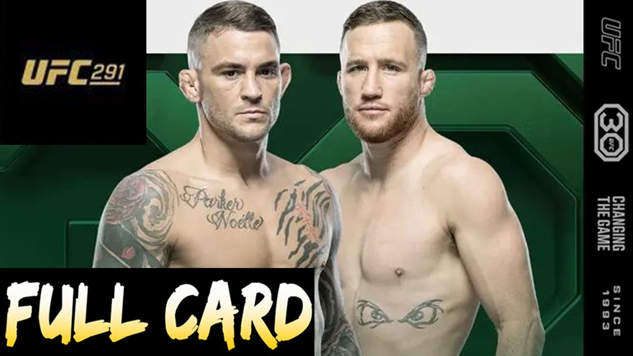 UFC 291 Predictions: Poirier vs Gaethje 2 Full Card Betting Breakdown ...