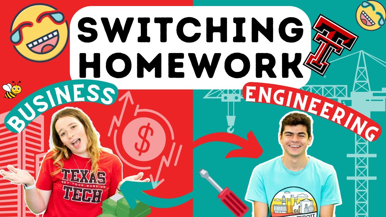 Switching Homework with Different Majors!!! | Texas Tech Vlog Squad ...