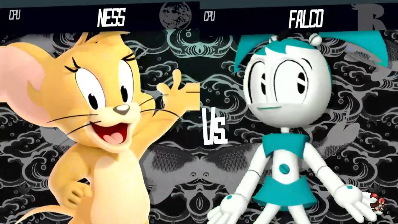 Jerry Mouse Vs Jenny Wakeman - Requested Smash Bros Battle - YouTube