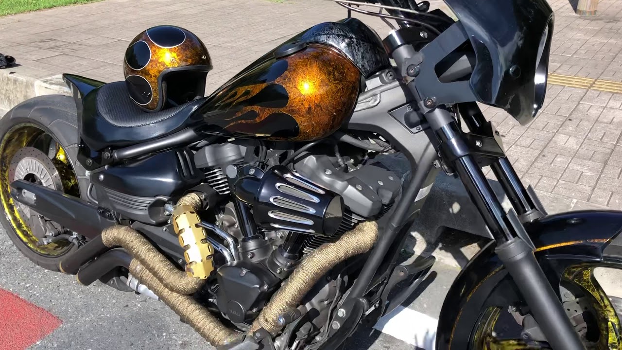 yamaha raider custom - YouTube