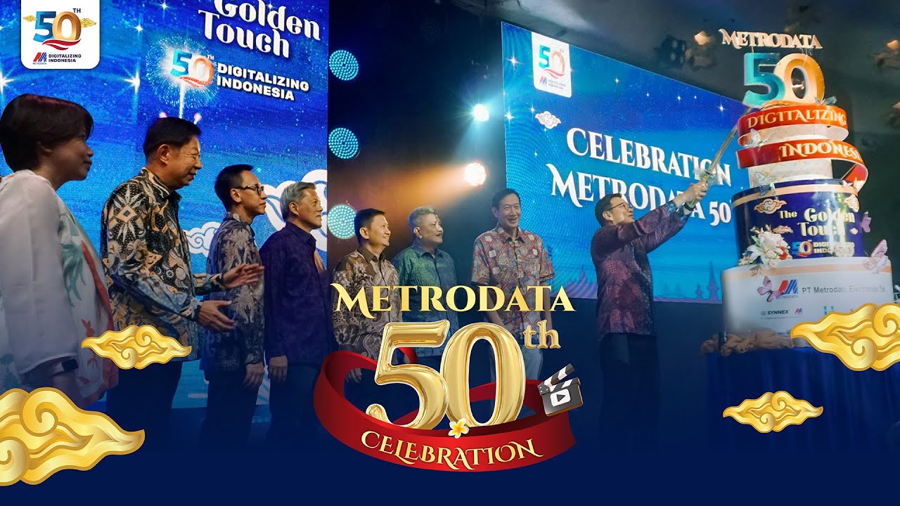 METRODATA 50th BIRTHDAY CELEBRATION | The Golden Touch 50TH ...