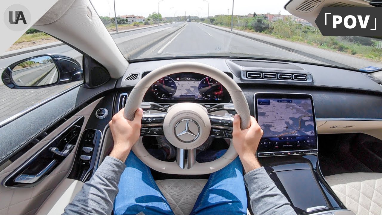 2022 MERCEDES-BENZ S400d 4K POV TEST DRIVE - YouTube