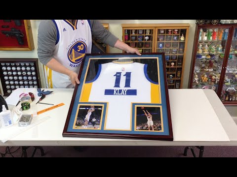 How to Professionally Frame a Basketball Jersey in a Sports Display Case