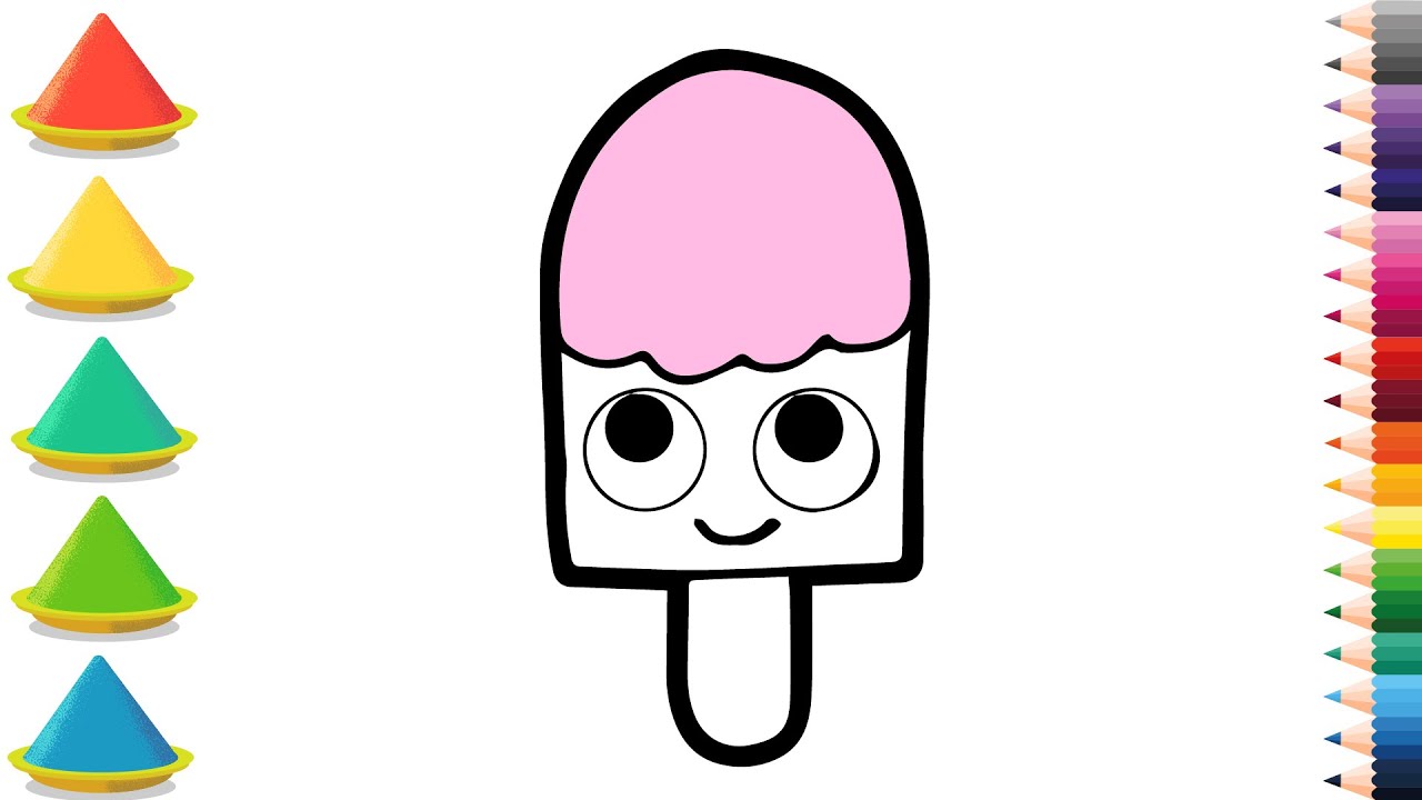 How to Draw a Ice Cream | Step by Step - YouTube