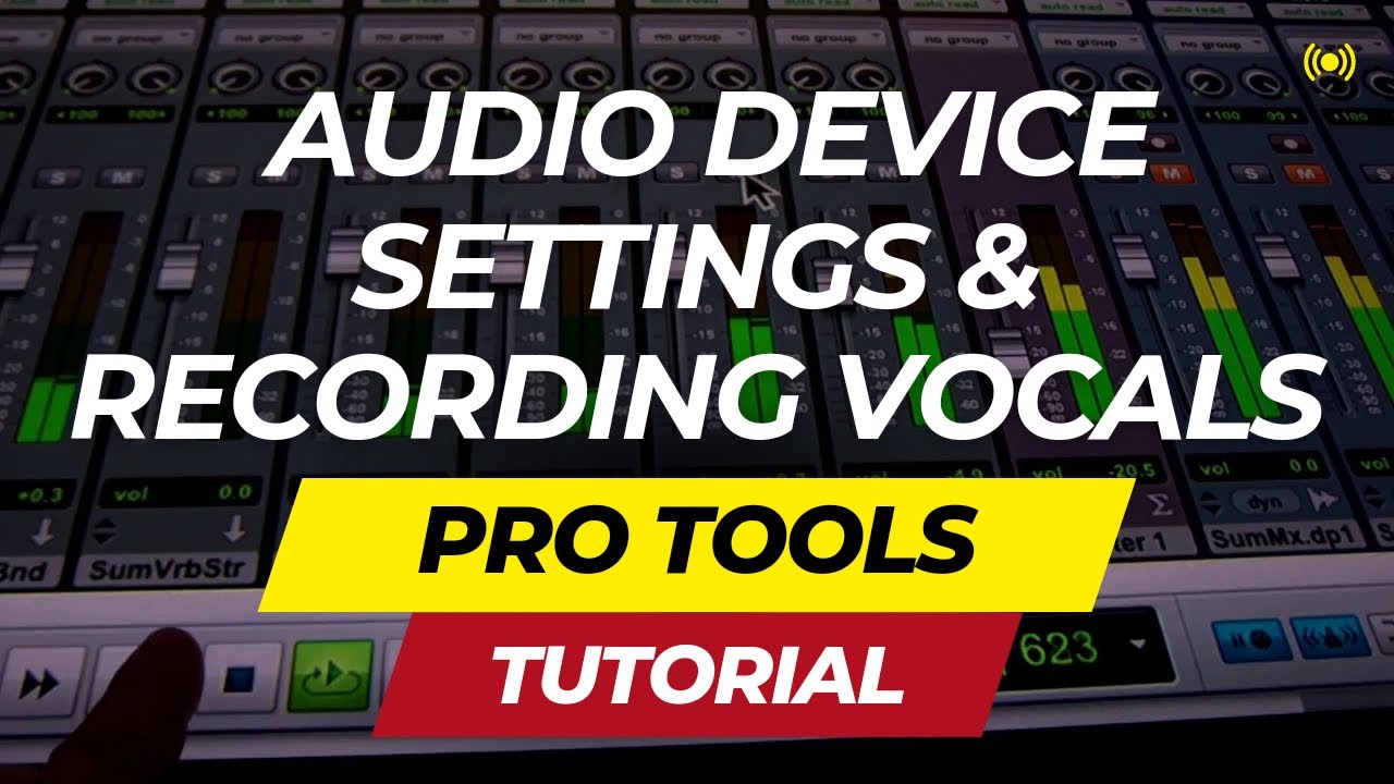Pro Tools Tutorial - Recording audio and configuring audio settings in ...