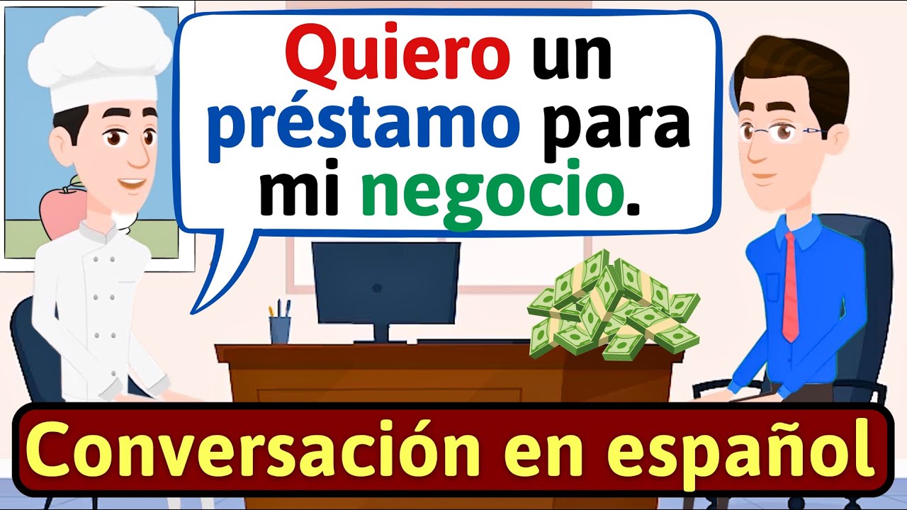 APRENDE ESPAÑOL: En el banco | Conversaciones para aprender español ...