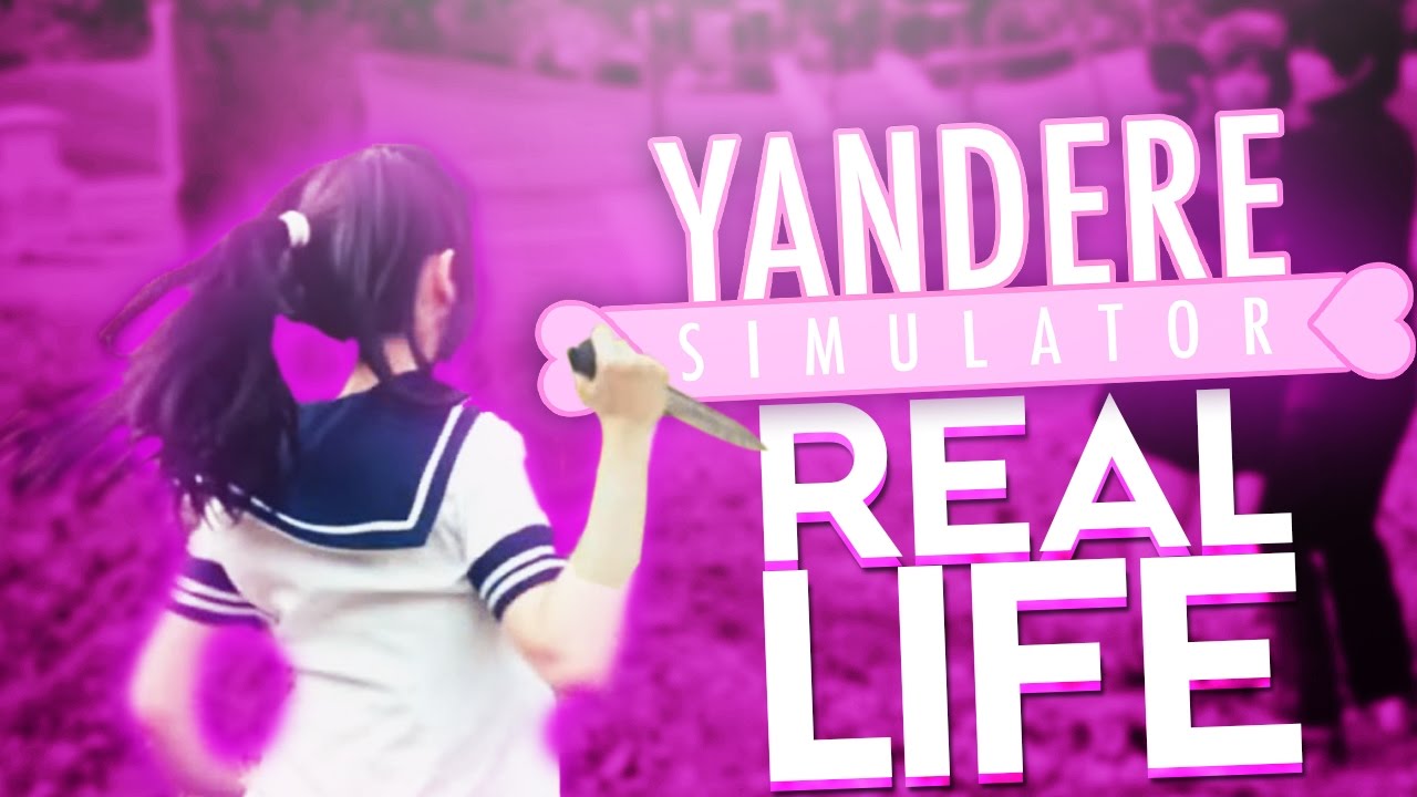 Reaccionando A Yandere Simulator En La Vida Real - YouTube