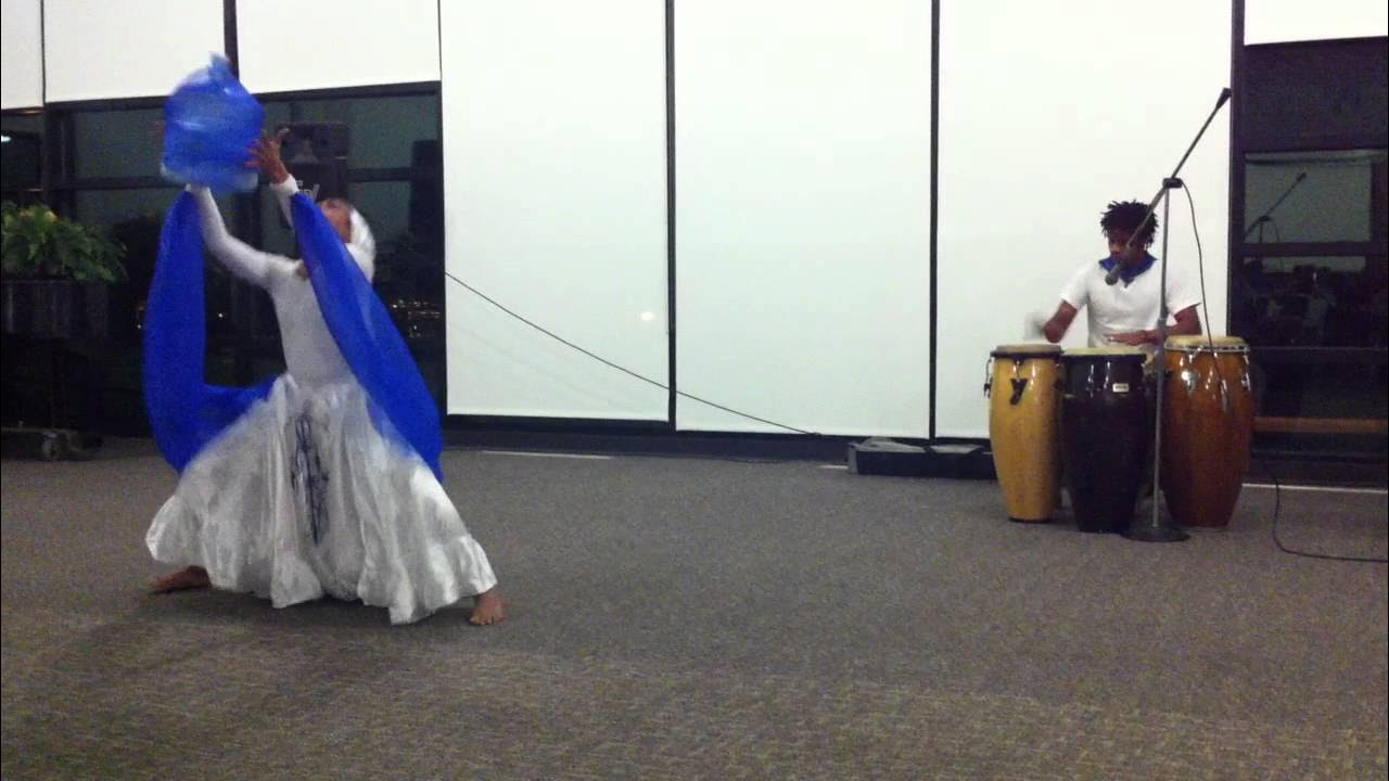 Djenane St. Juste dances for water for Haiti - YouTube