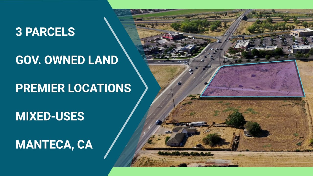 Online Auction | 3 Government Owned Land Parcels | Manteca, CA - YouTube