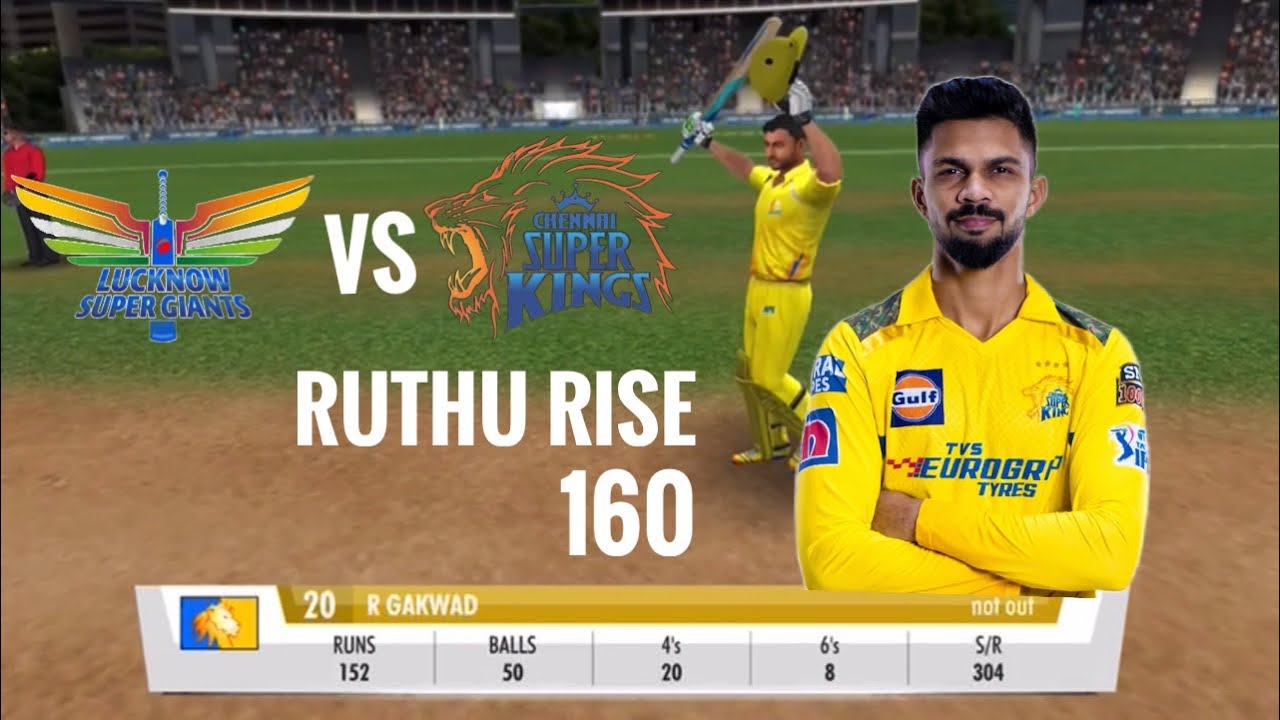 Ruthu Rocks 160 || out of form to Century || CSK vs LSG || NPL || Match ...