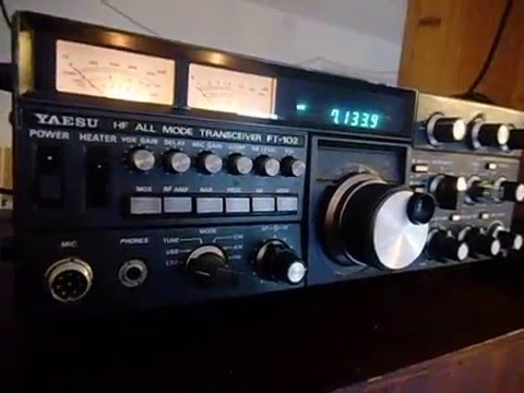 Yaesu FT 102 "F13517" - YouTube