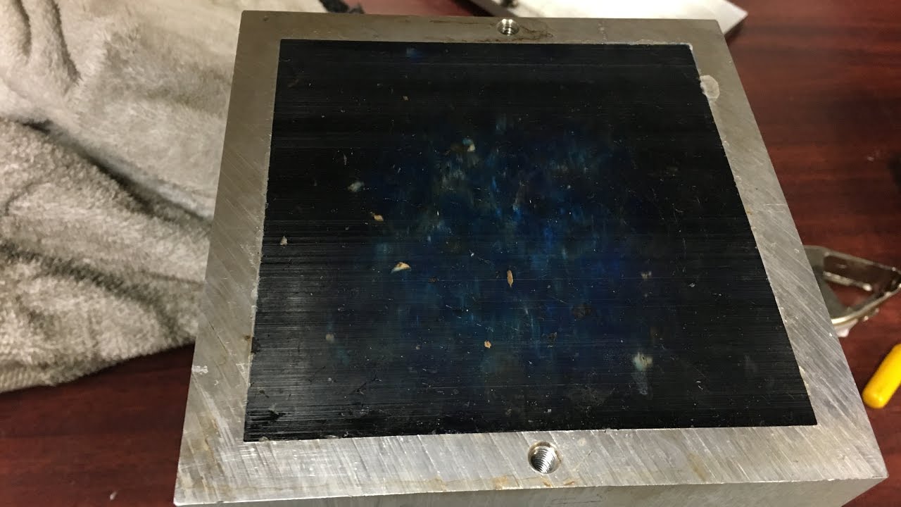 Recycling acrylic scrap using an oven and a hydraulic press - YouTube