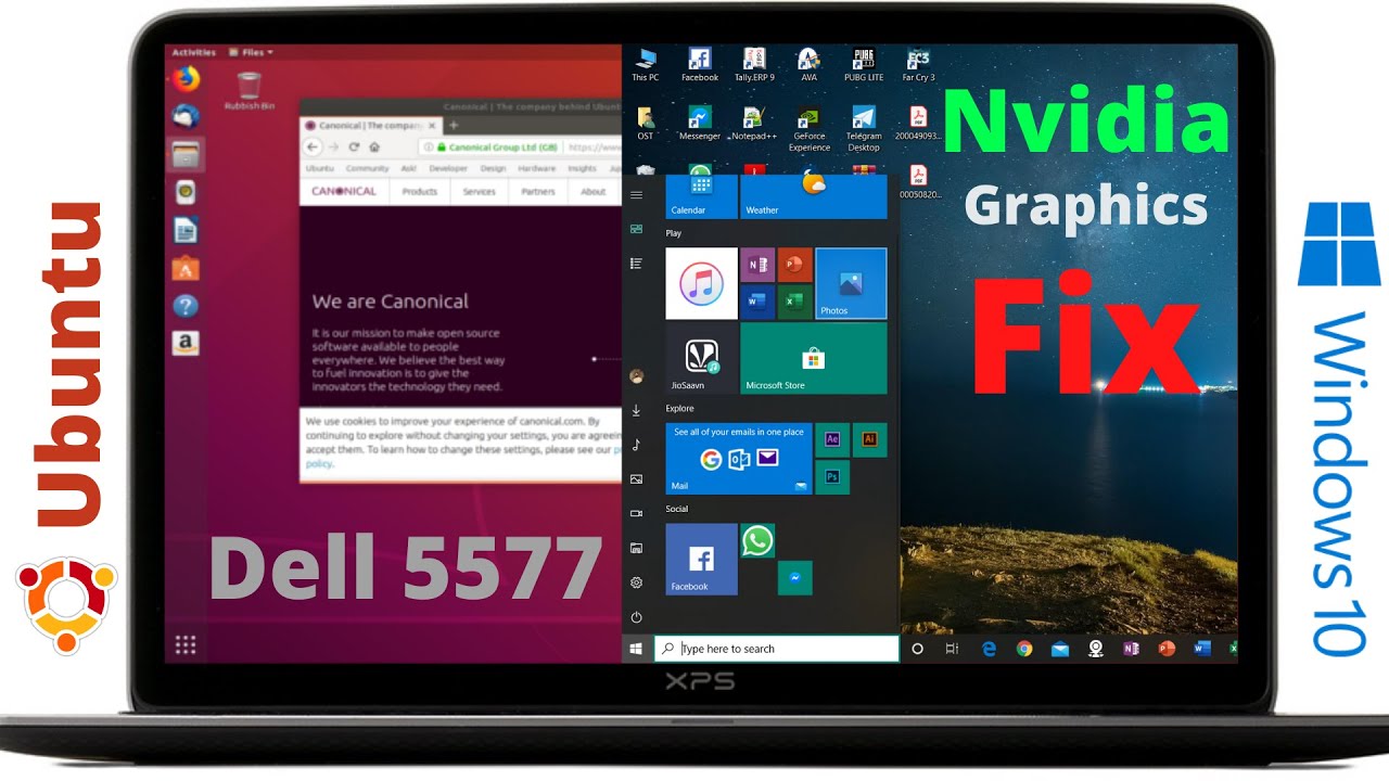 How To Dual boot Dell Inspiron 5577 Windows 10 (1803), Ubuntu 18.04.1 ...