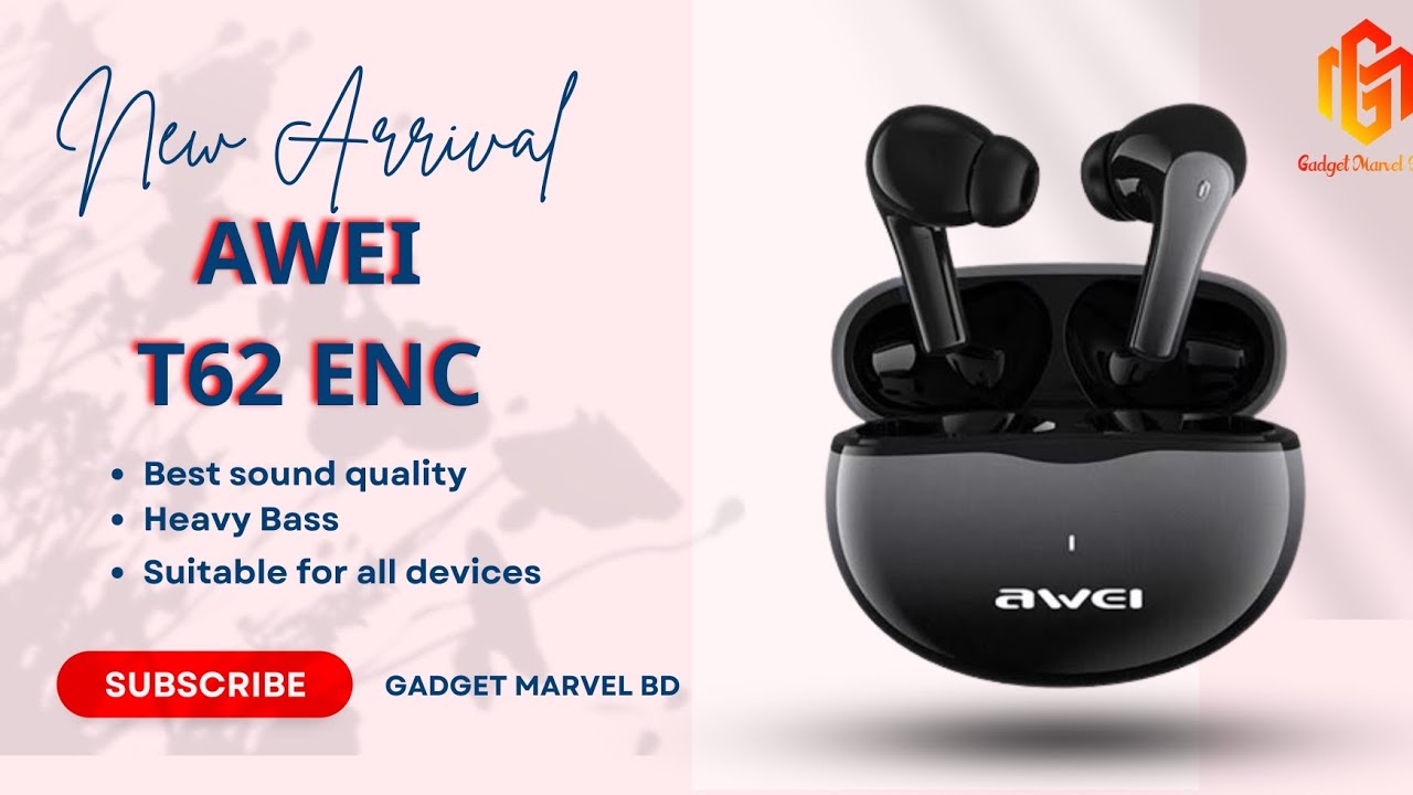 Awei T-62 ENC || UNBOXING VIDEO - YouTube